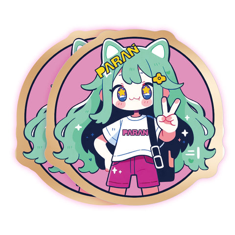 Custom Stickers-Brushed Gold-No MOQ-High Quality – ParanCrafts