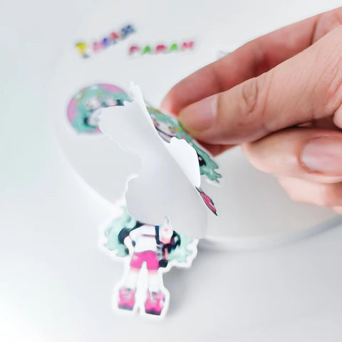 Custom Stickers-Brushed Gold-No MOQ-High Quality – ParanCrafts